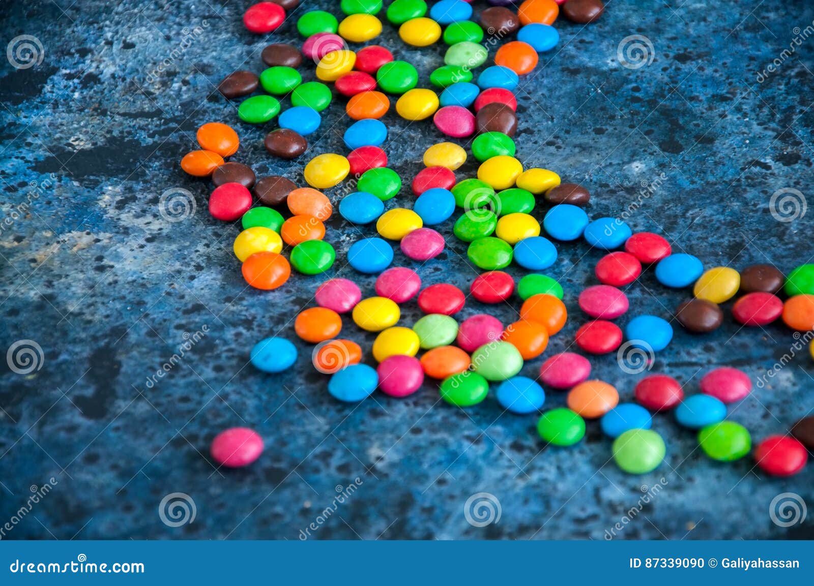 Colorful round candies stock photo. Image of decoration - 87339090