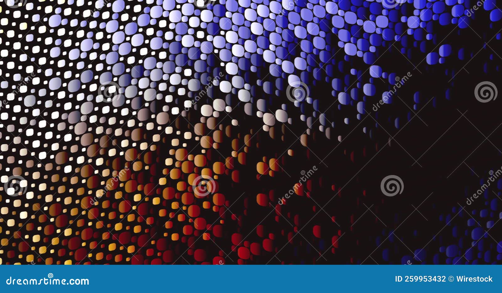 Colorful Round Dense Particles Moving in a Wavy Motion Stock Footage ...