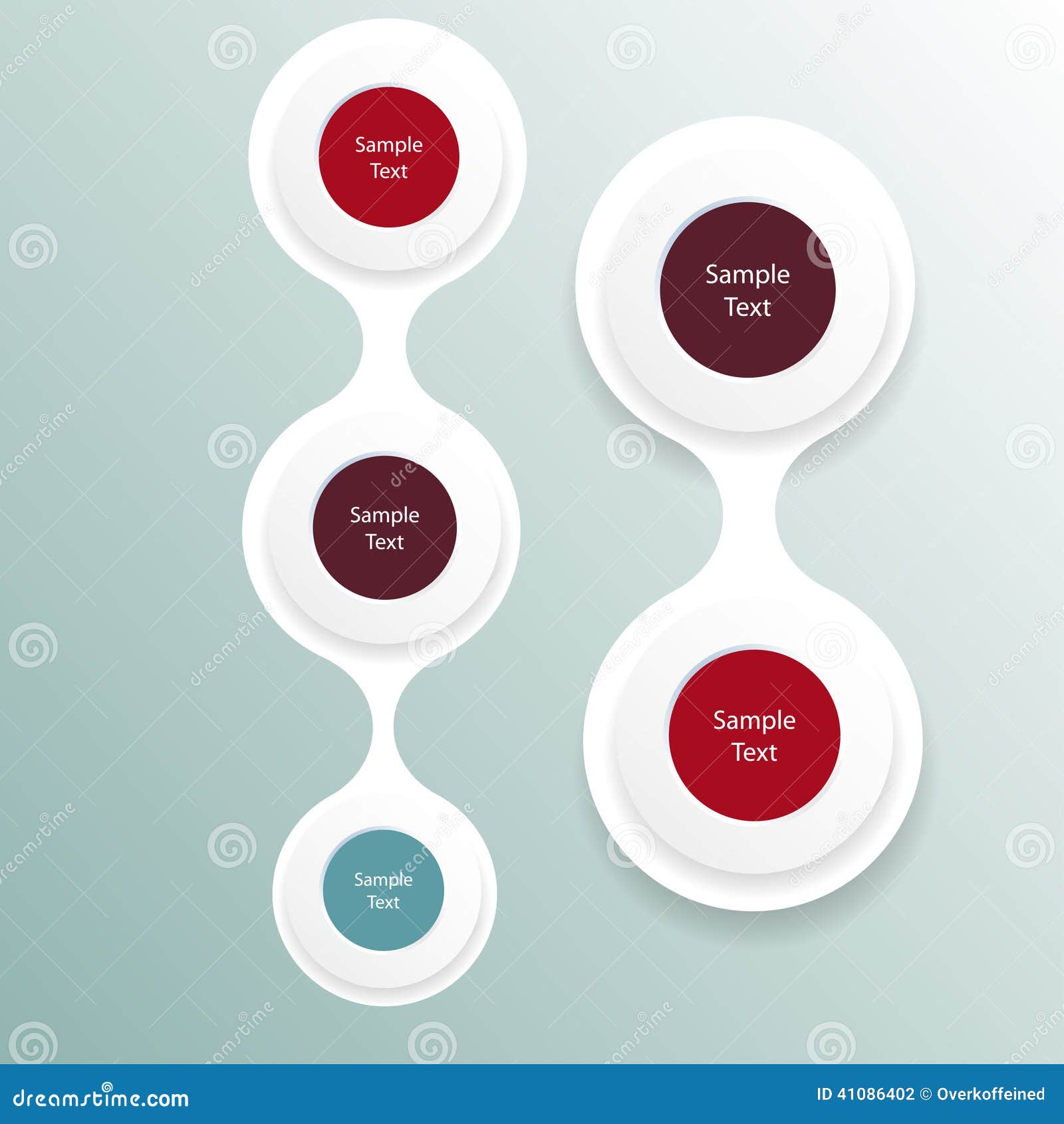 Colorful Round Diagram Infographics Stock Vector - Illustration of ...