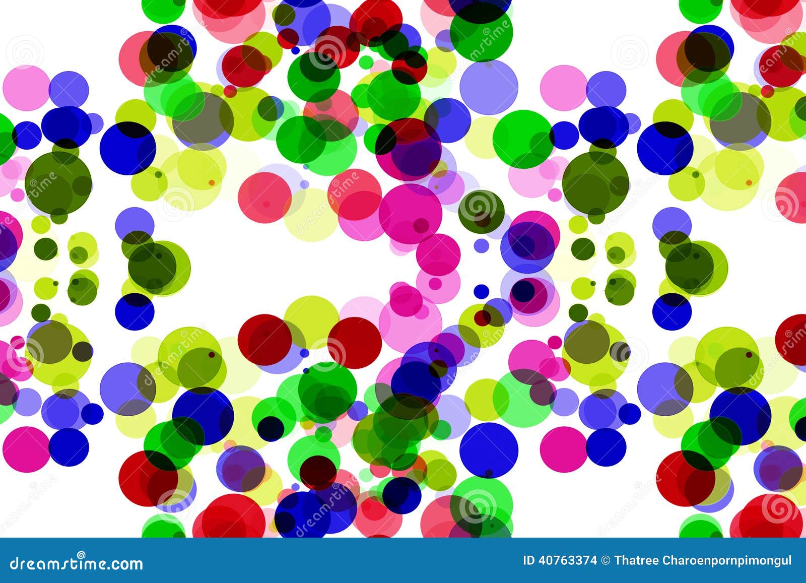 Colorful Round Shape on White Background Stock Illustration ...