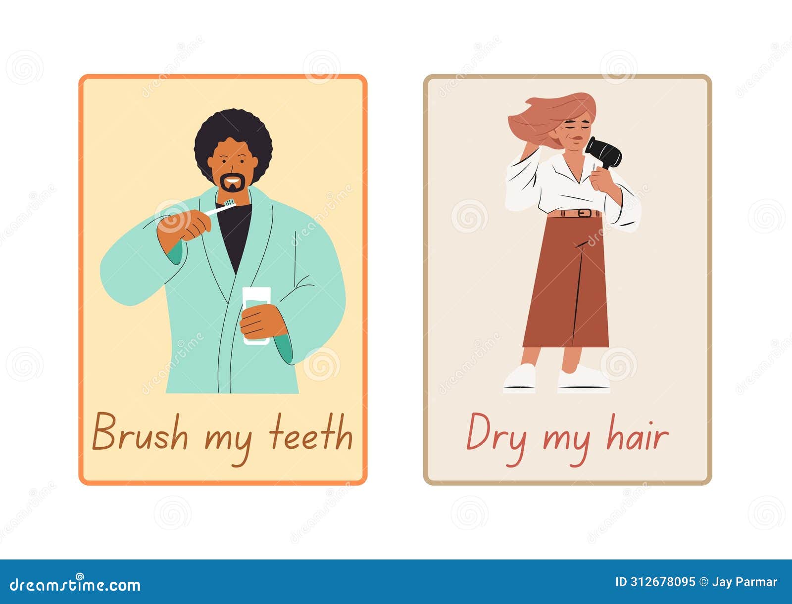 Colorful daily Routines Flashcards Recurso De EFL - 2 Stock ...