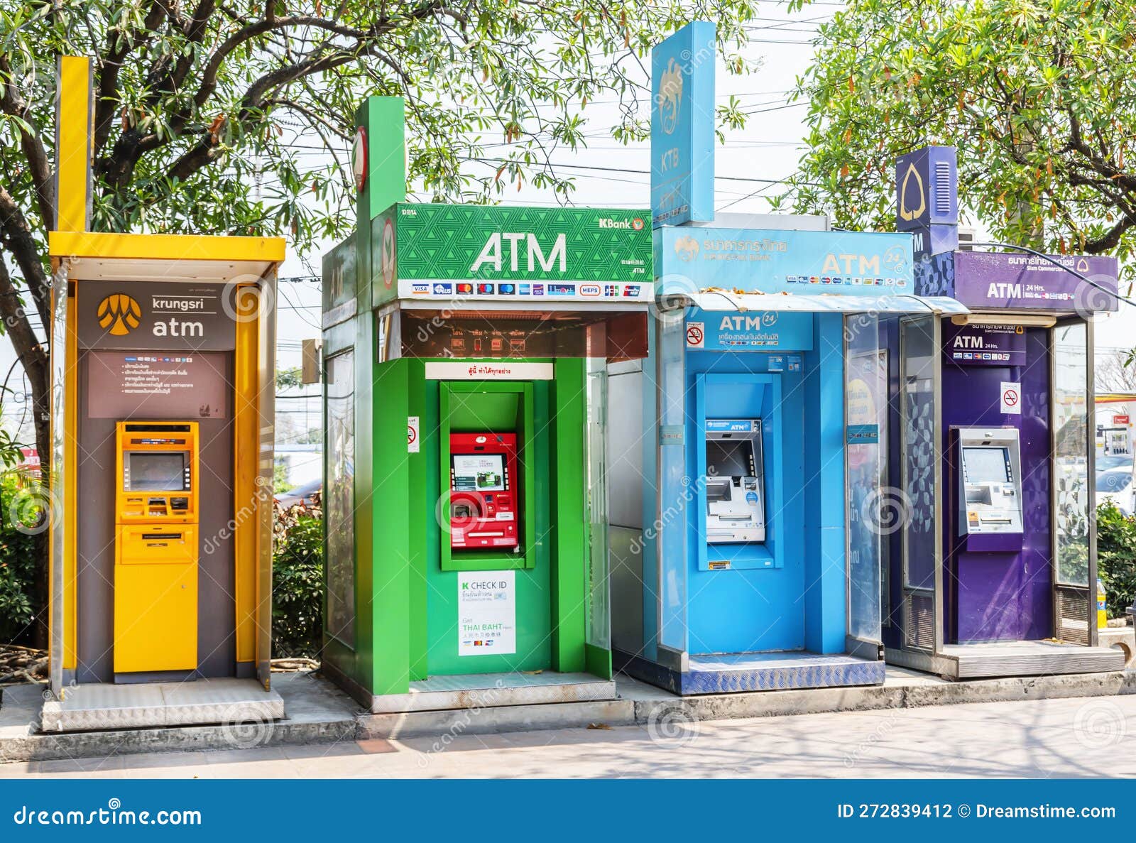 Krungsri ATM Machine Editorial Photo | CartoonDealer.com #78516579