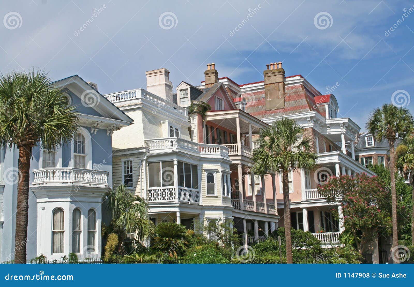 Colorful row houses stock photo. Image of american, mansion - 1147908