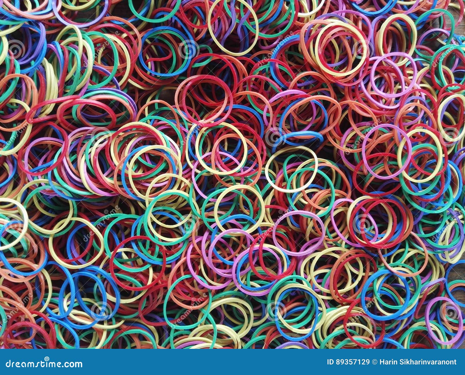 Colorful rubber band stock image. Image of color, band - 89357129