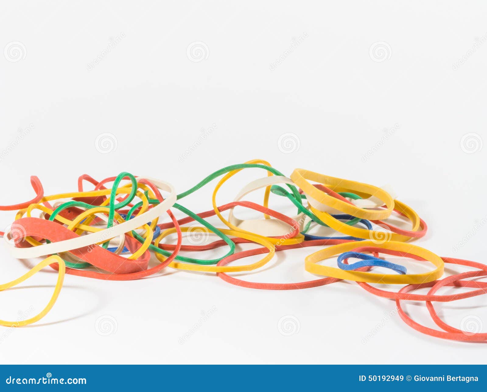 Colorful rubber bands stock image. Image of elastic, accessories - 50192949