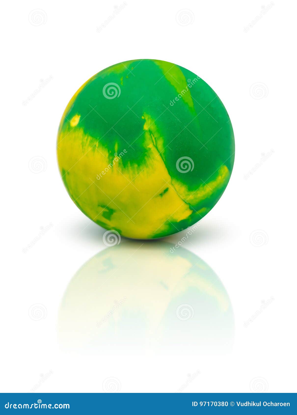 Colorful Rubber Marble Ball Isolated on White Stock Photo - Image of ...