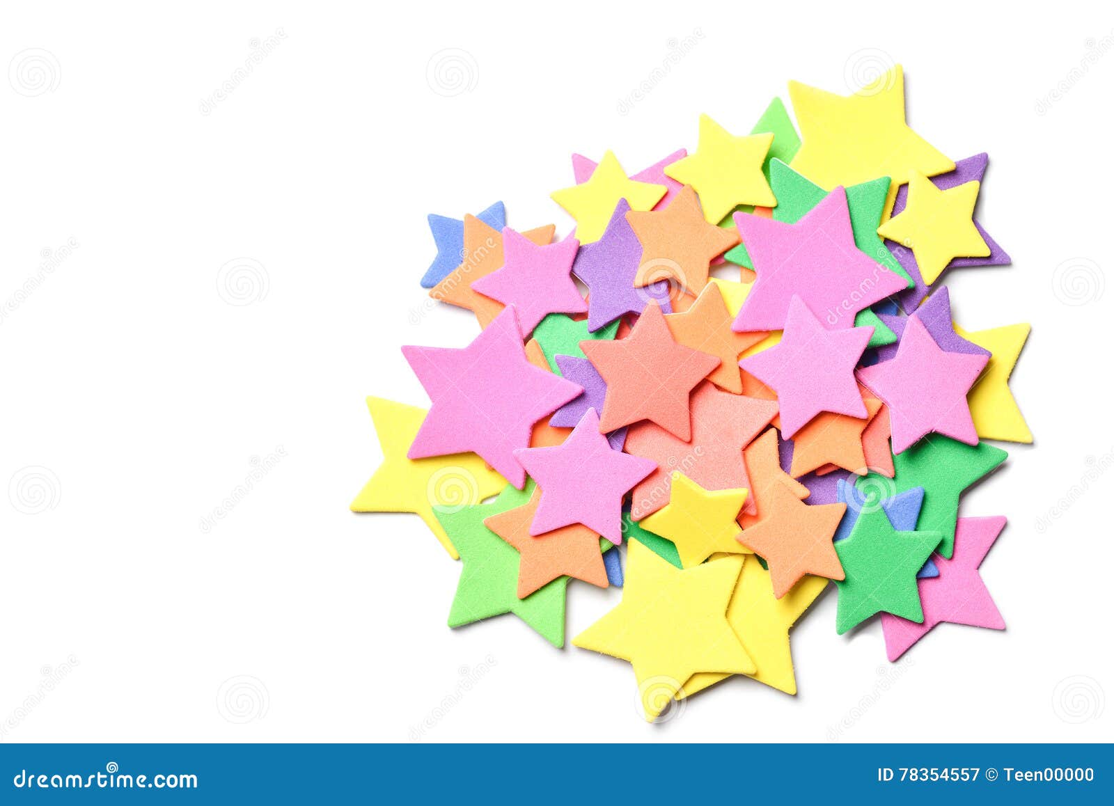 Colorful Rubber Star on White Background Stock Image - Image of ...