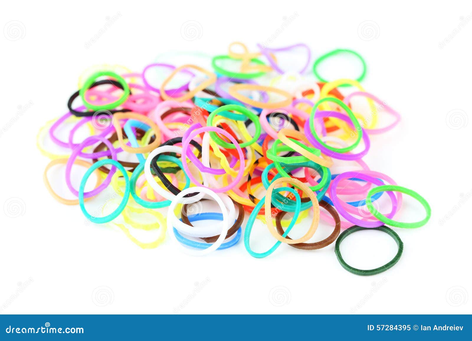 Colorful rubbers stock image. Image of handful, plastic - 57284395