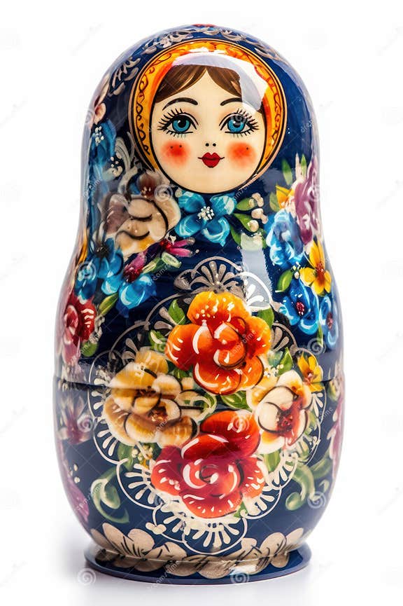 Colorful Russian Nested Matreshka Dolls. Stock Photo - Image of matreshka, matrioshka: 297608096