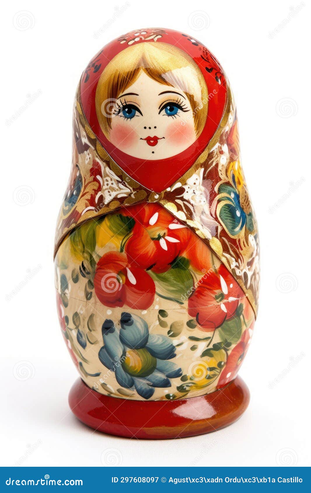 Colorful Russian Nested Matreshka Dolls. Stock Image - Image of babushka, symbol: 297608097