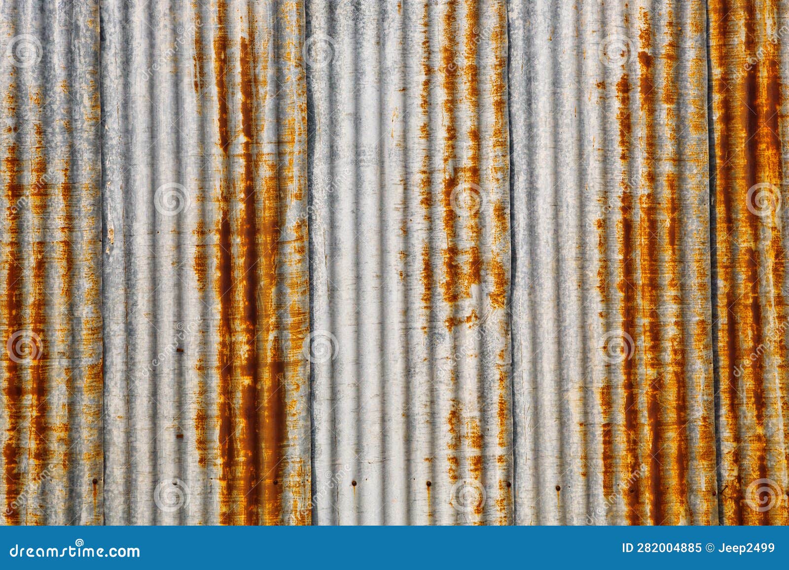 Old Zinc Floor With Dark Brown Rust Stains Texture Stock Image ...