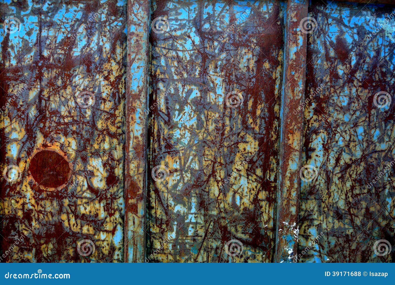 Colorful rusty wall stock photo. Image of creepy, abstract - 39171688