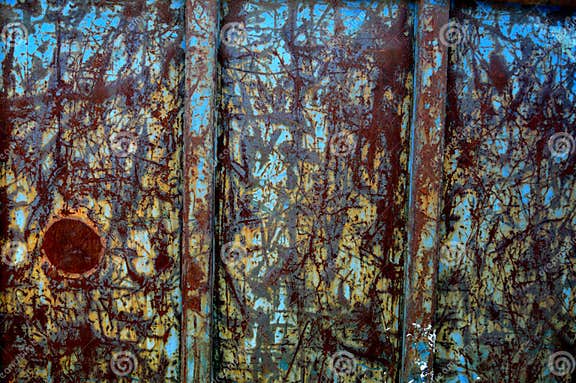 Colorful rusty wall stock photo. Image of creepy, abstract - 39171688