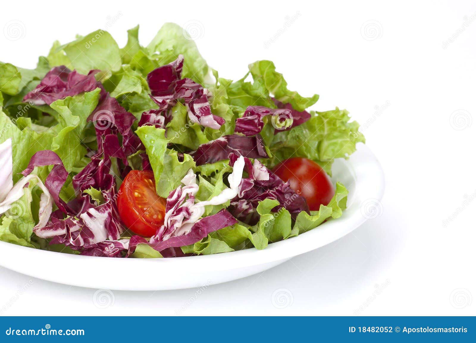 Colorful salad stock photo. Image of tomato, purple, white - 18482052