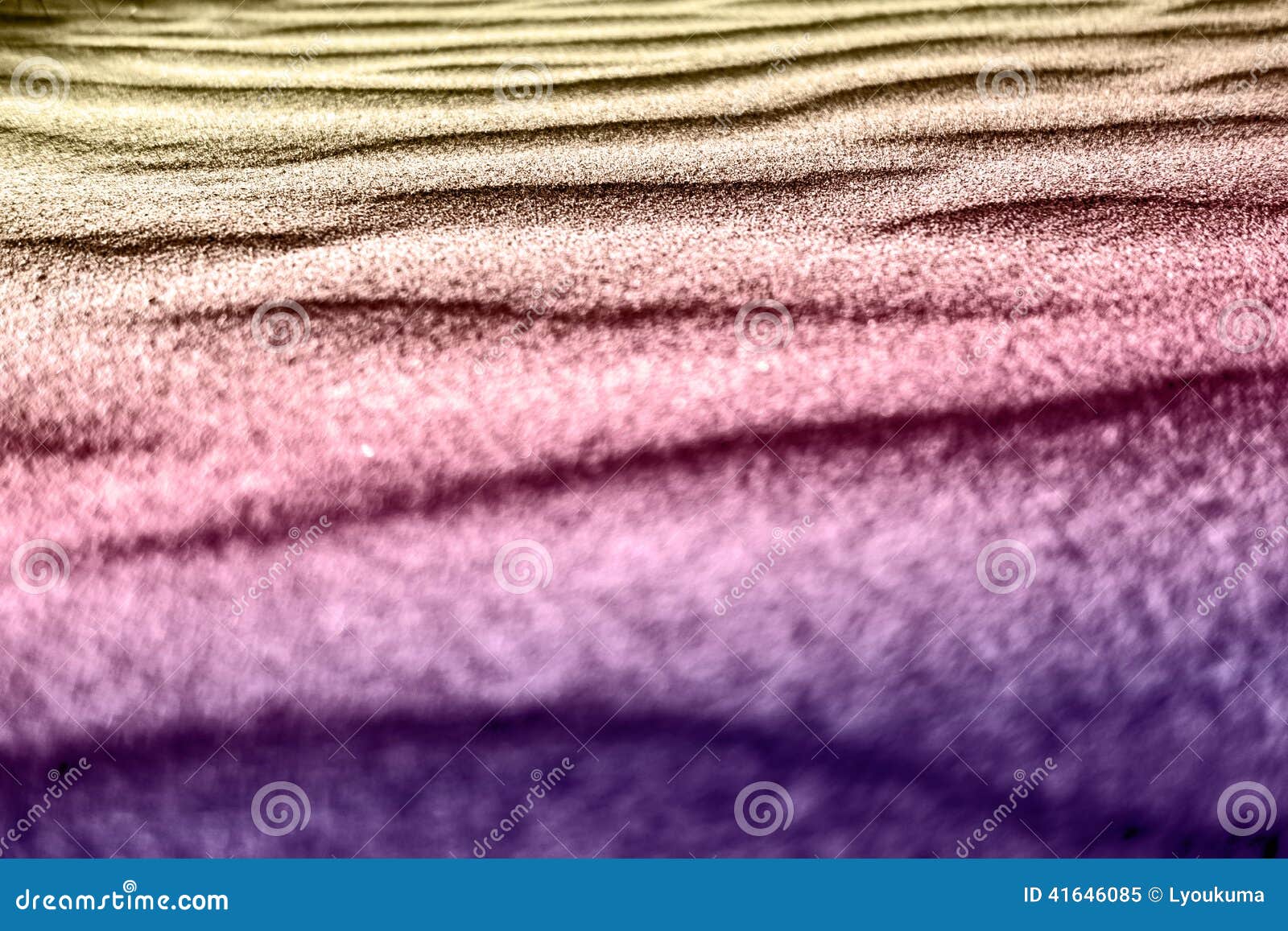 The Colorful Sand on the Beach Stock Image - Image of summer, pink ...