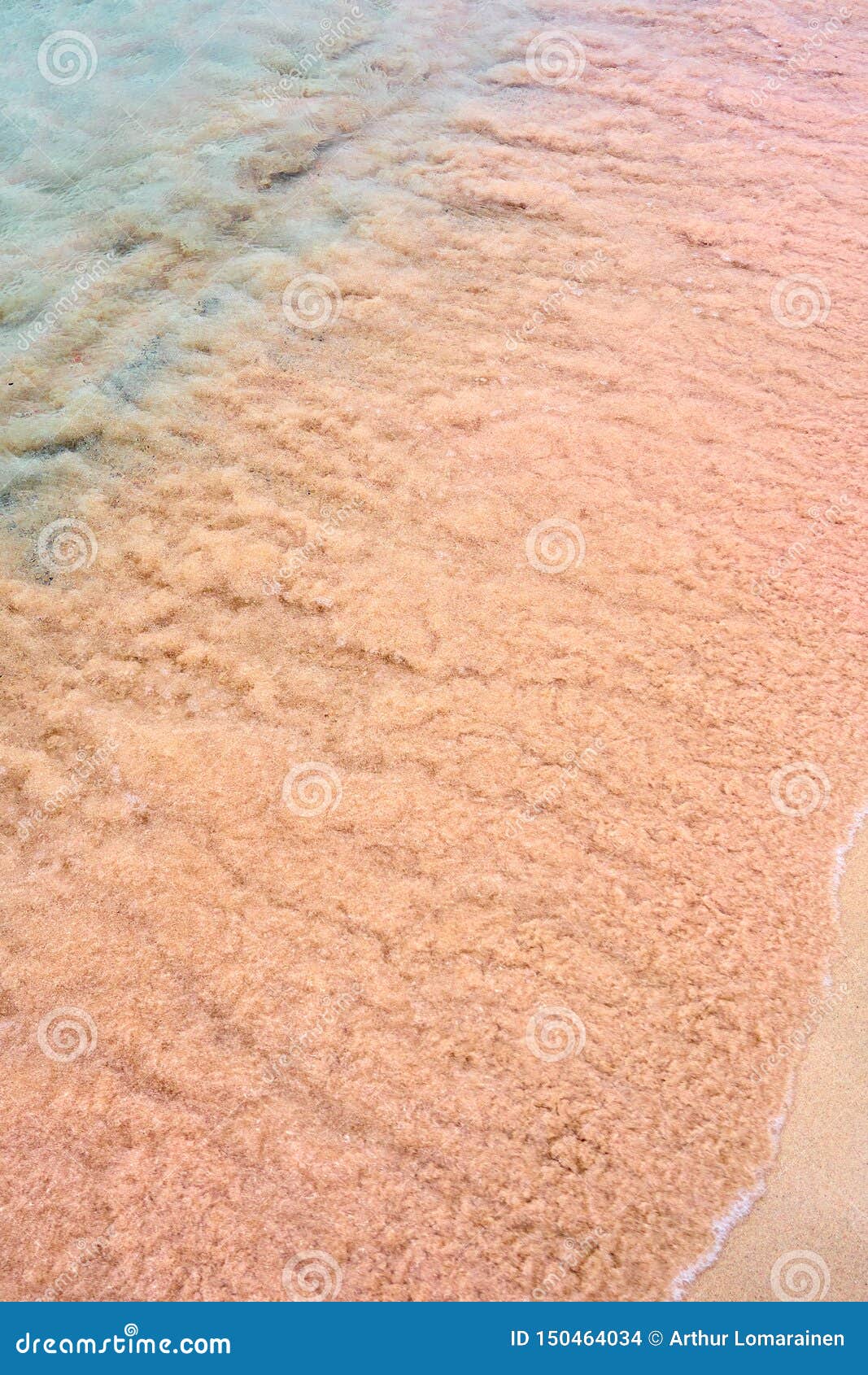 Colorful Sand on Tropical Beach. Stock Photo - Image of clear, natural ...