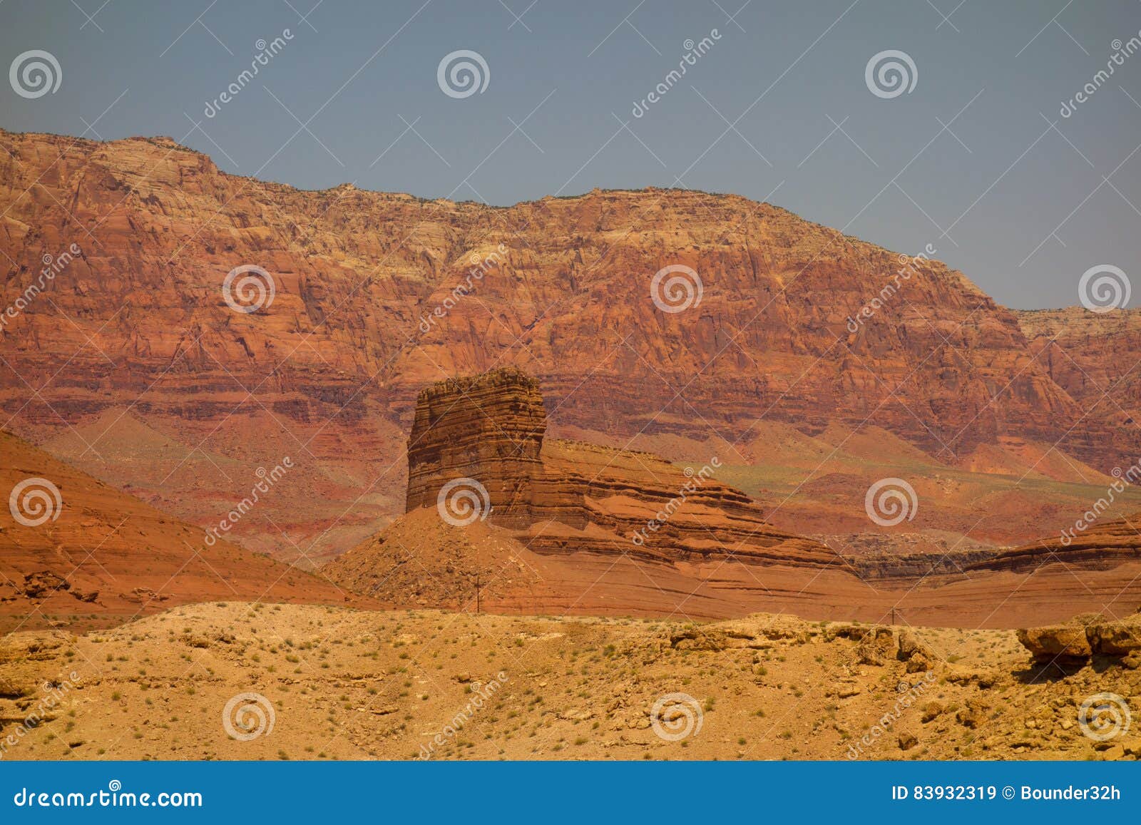 Colorful Sandstone in the Desert Stock Image - Image of arid, eroding ...