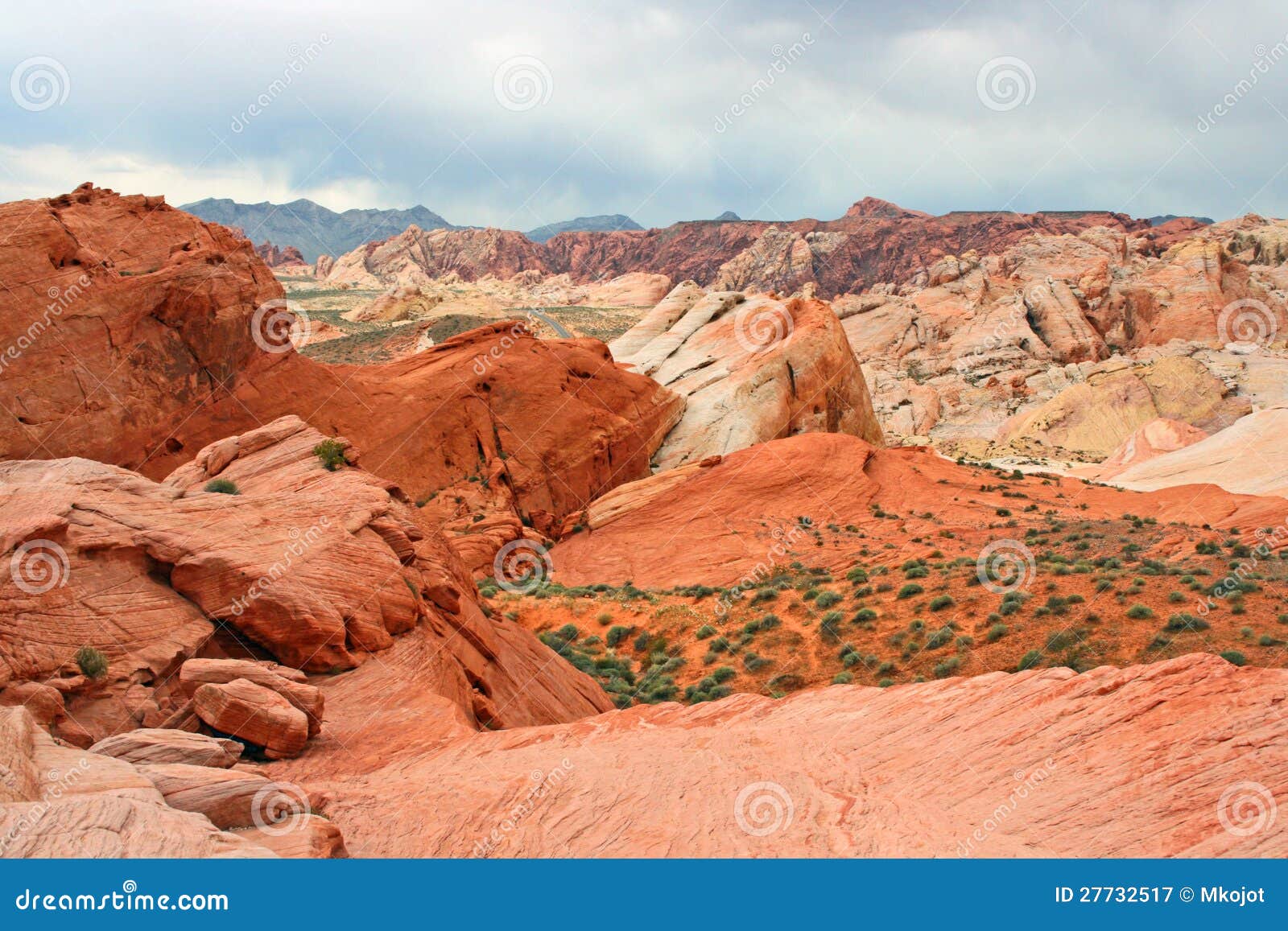 Colorful Sandstone Formation in Nevada Stock Image - Image of state ...