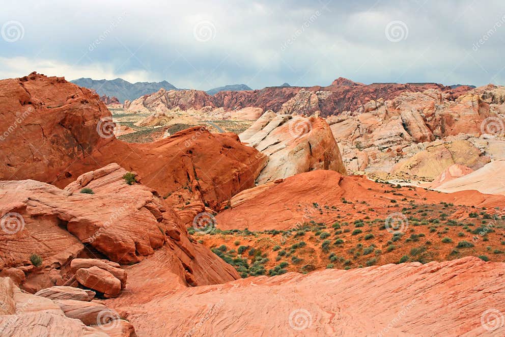 Colorful Sandstone Formation in Nevada Stock Image - Image of state ...