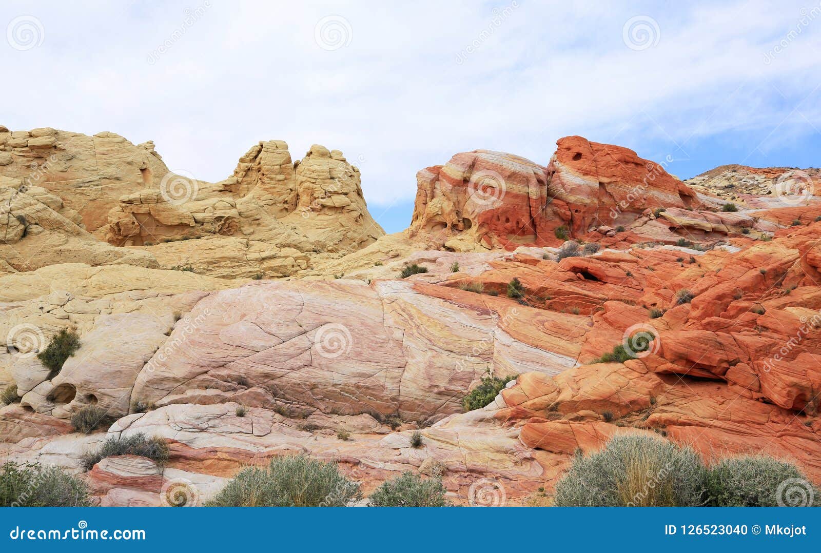 Colorful Sandstone and Limestone Stock Photo - Image of tourism ...