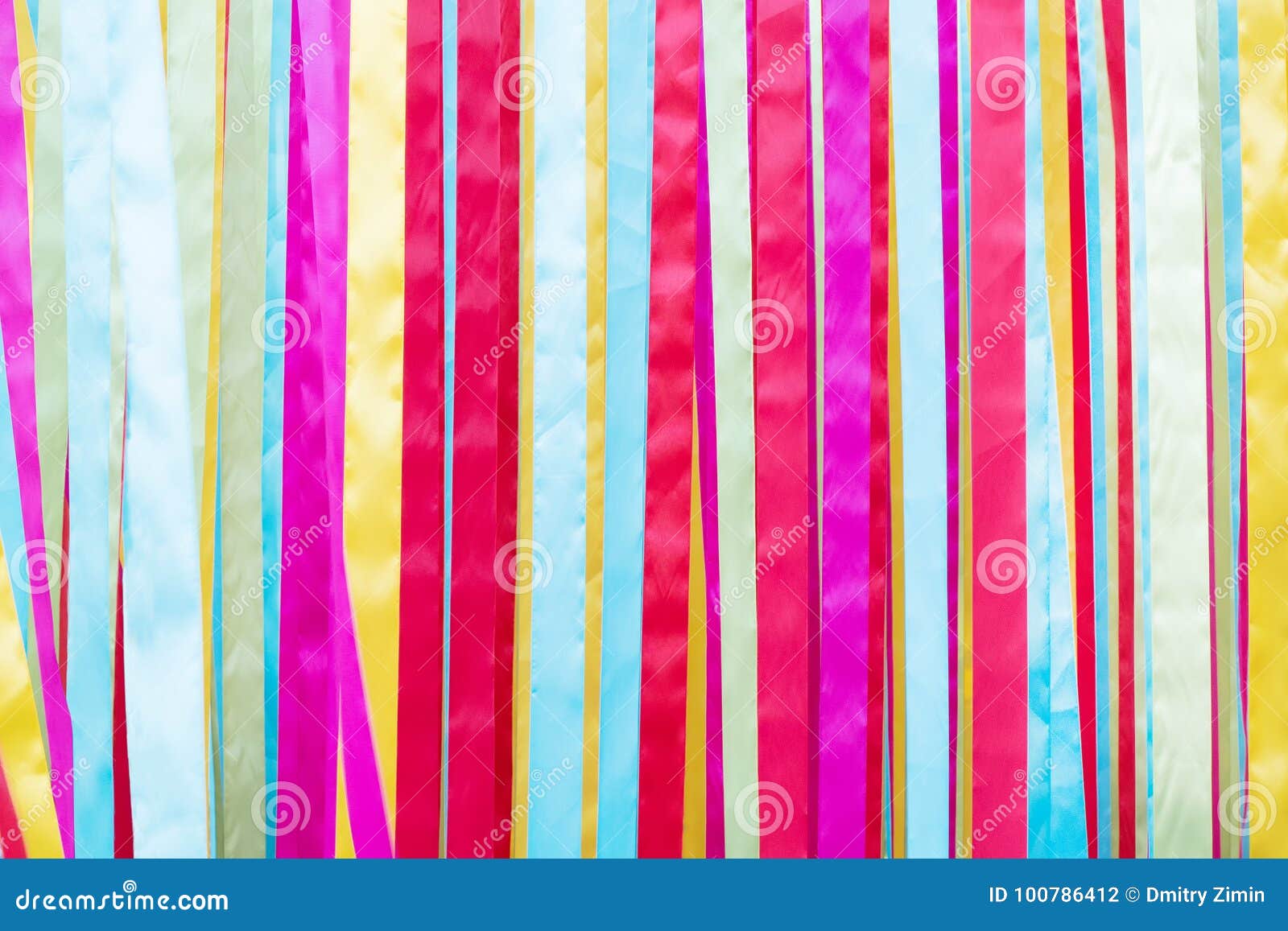 Colorful Satin Ribbons Texture Stock Photo - Image of decorative ...