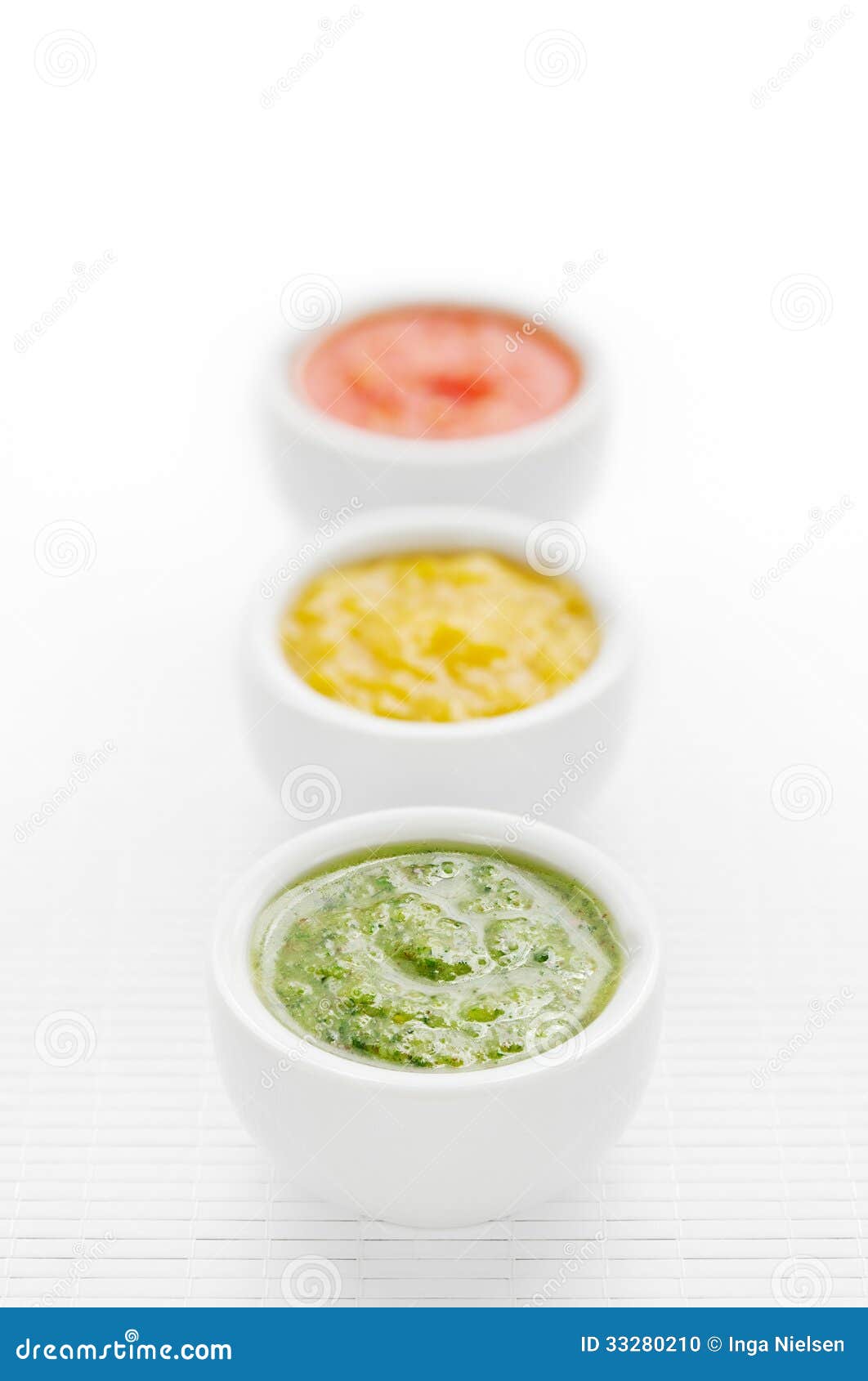 Colorful sauces stock photo. Image of bowl, condiment - 33280210
