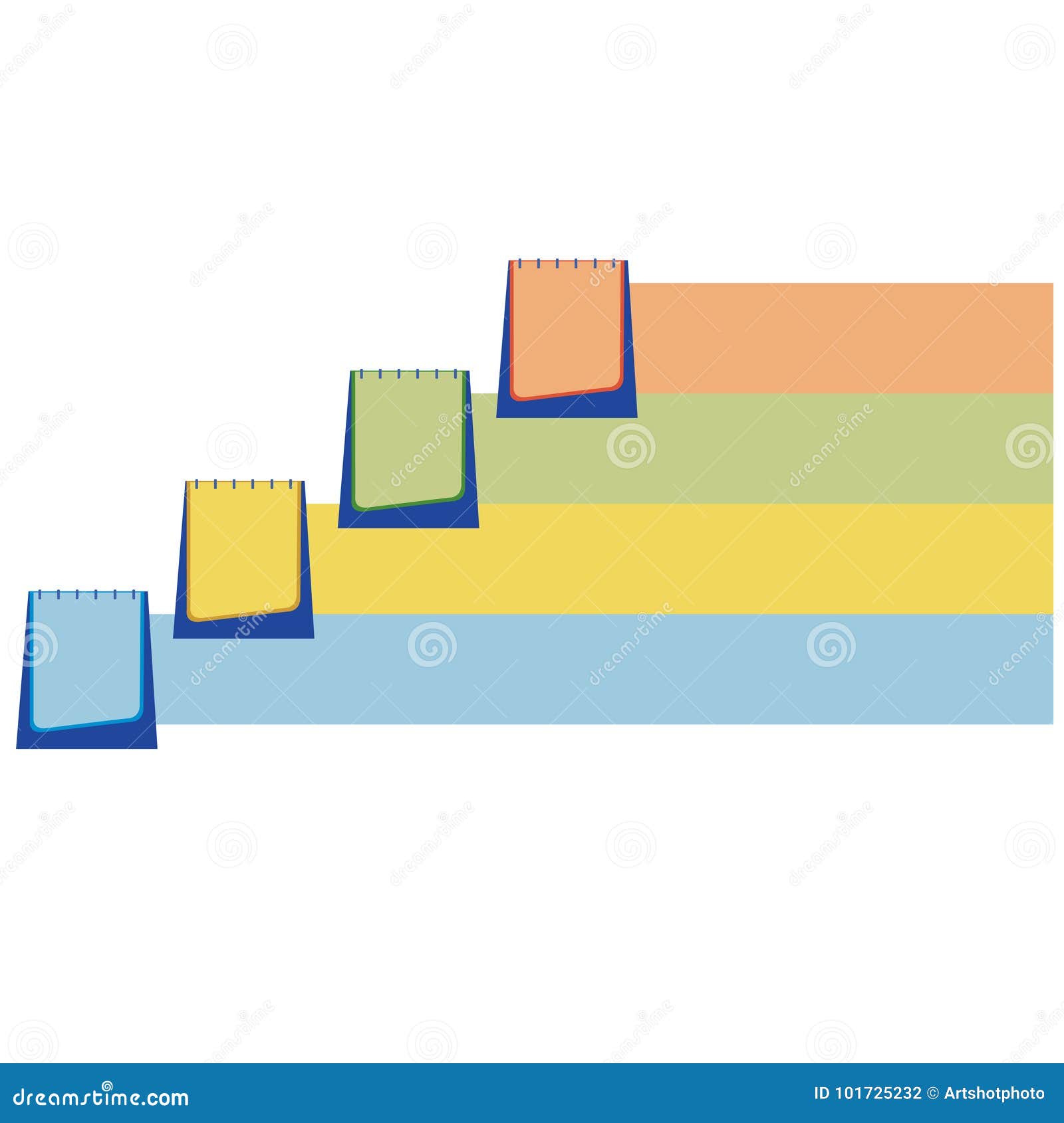 Colorful scale stock illustration. Illustration of chart - 101725232