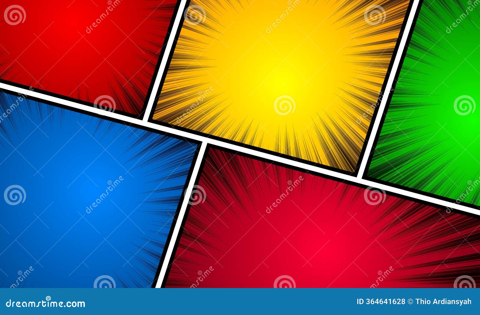 Colorful Scene Boy Dreaming In Bed At Night With Cloud Callout Vector ...