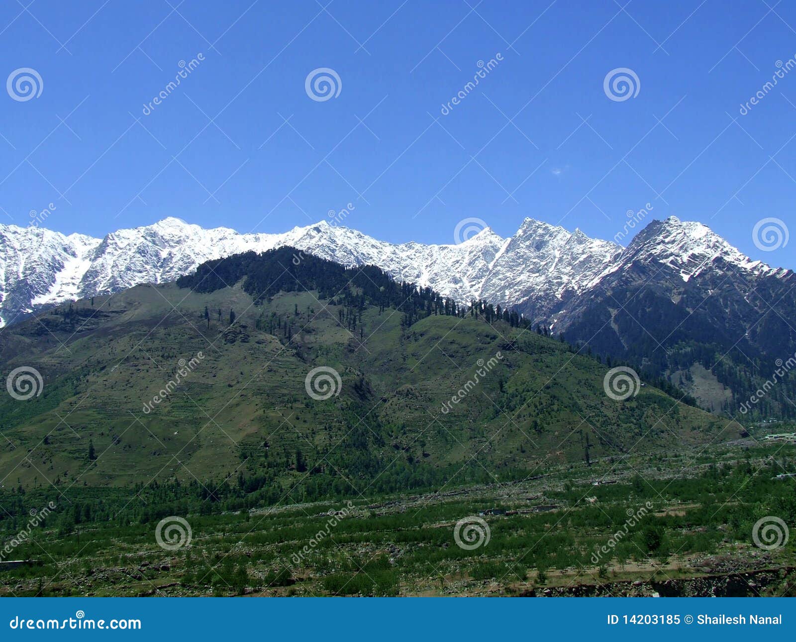 Colorful Scenic Landscape in Manali Stock Image - Image of atmosphere ...