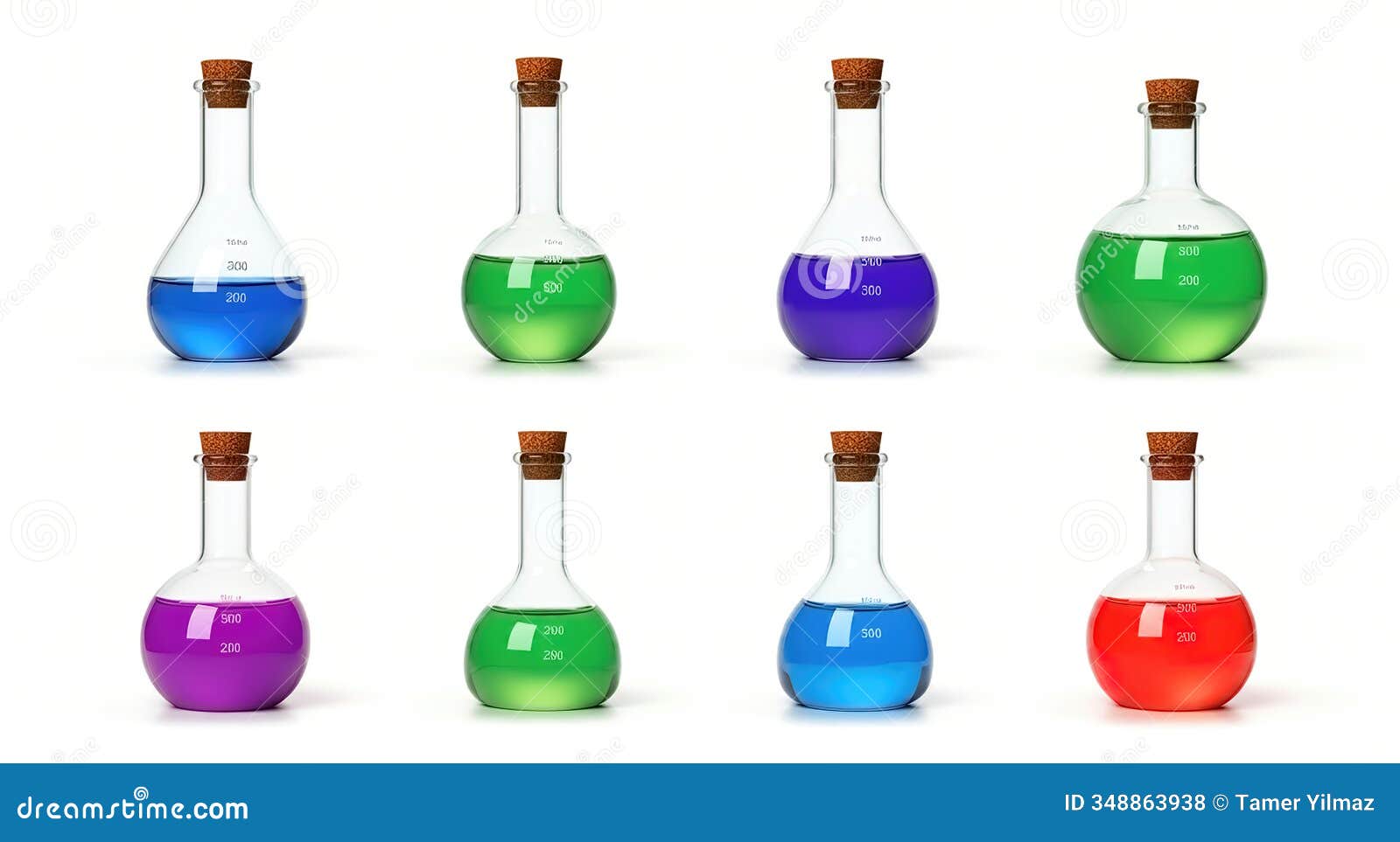 Colorful Science Symbol - Magnifying Glass Vector Illustration ...