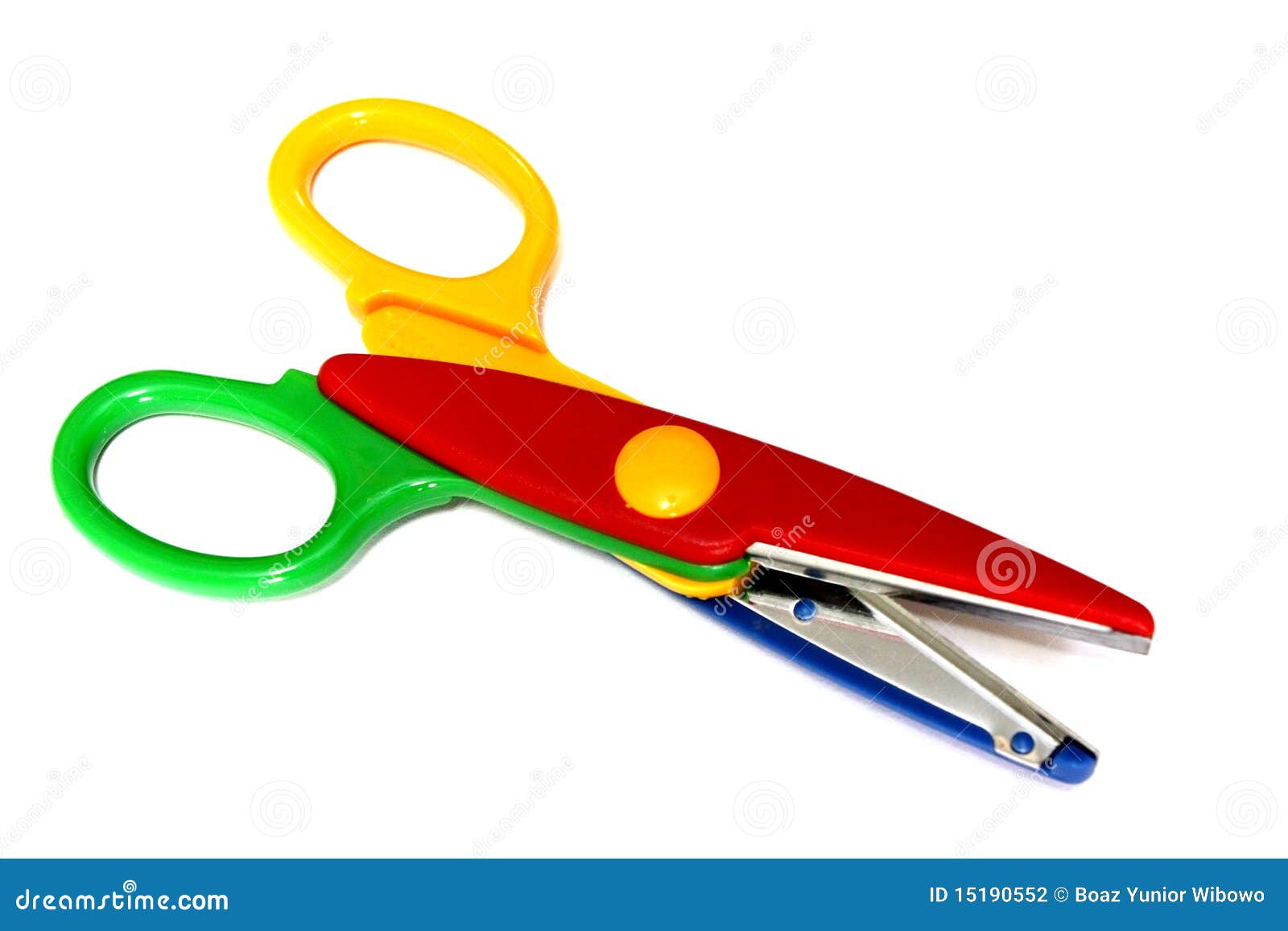 Colorful Scissor stock photo. Image of everyday, crafts - 15190552