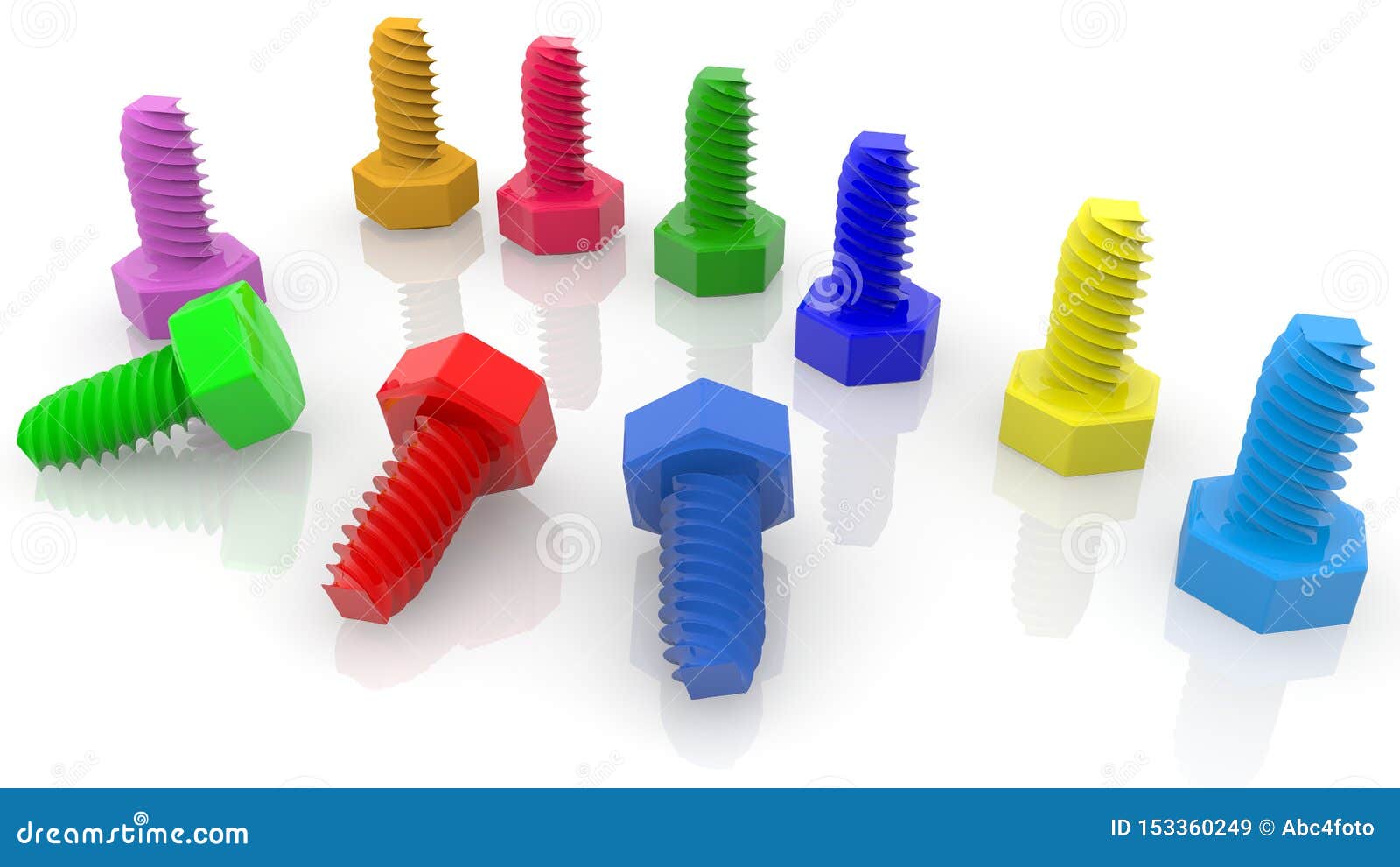 Colorful Screws Stock Illustrations – 189 Colorful Screws Stock ...