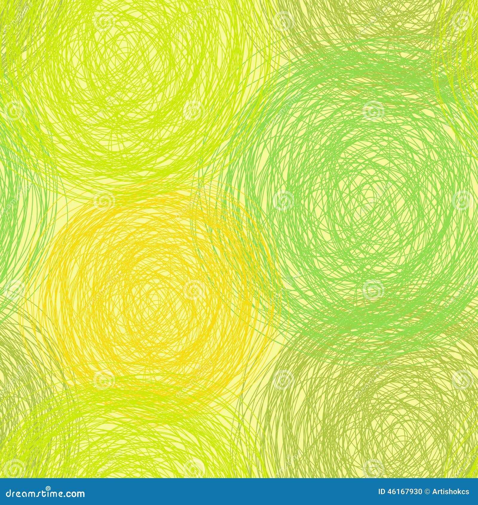 Colorful Scribble Seamless Pattern Stock Vector - Illustration of arcs ...