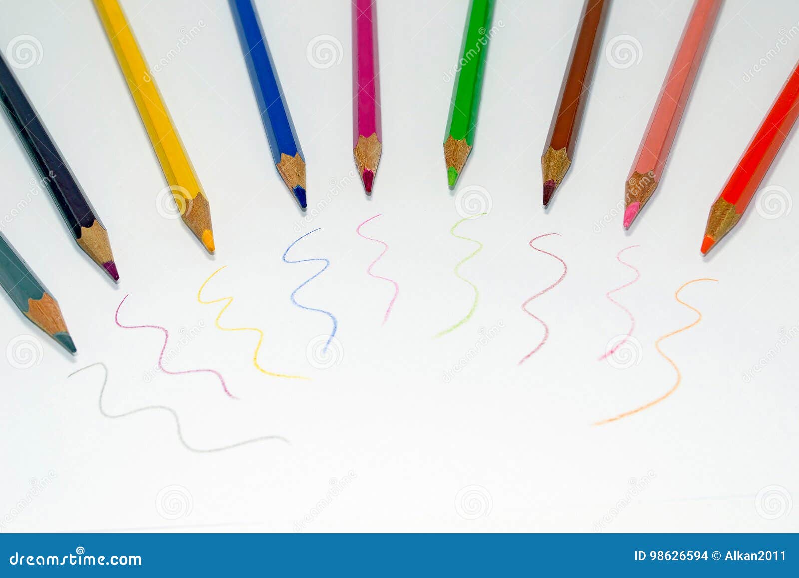 Colorful scribbles stock photo. Image of writing, scribbles - 98626594