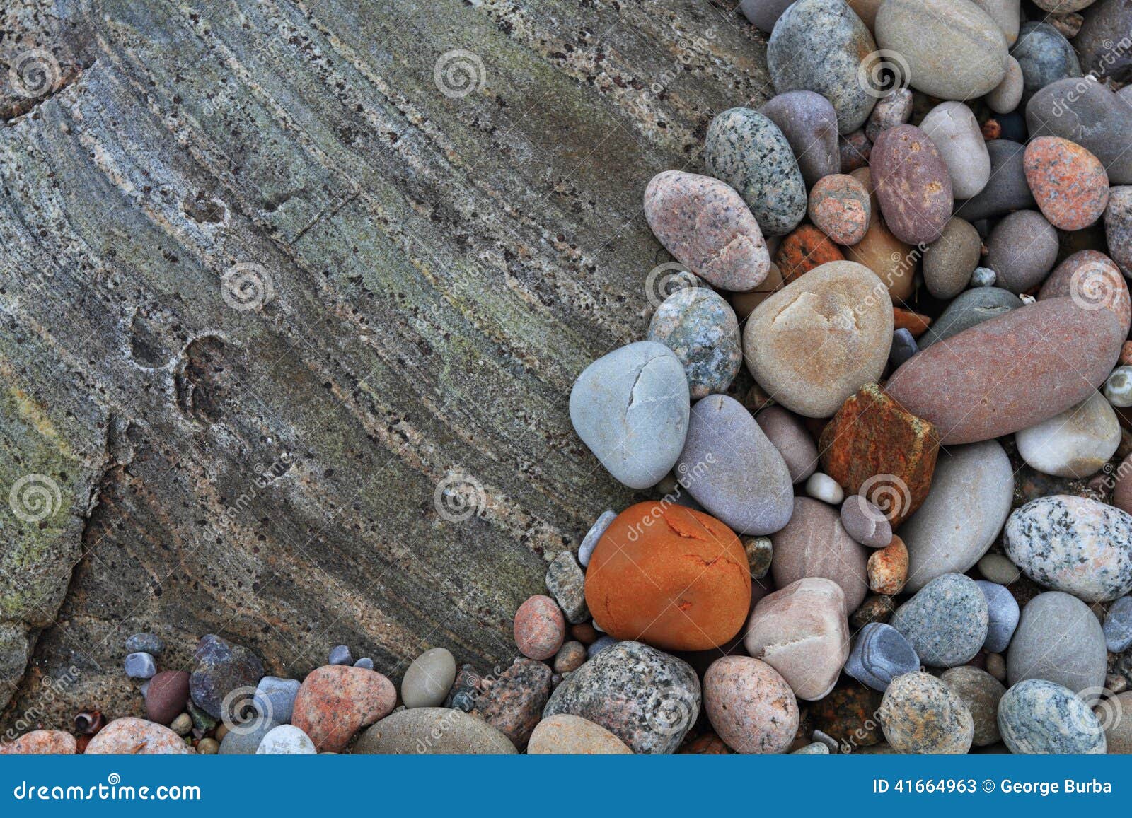 Colorful sea pebbles stock image. Image of serenity, background - 41664963