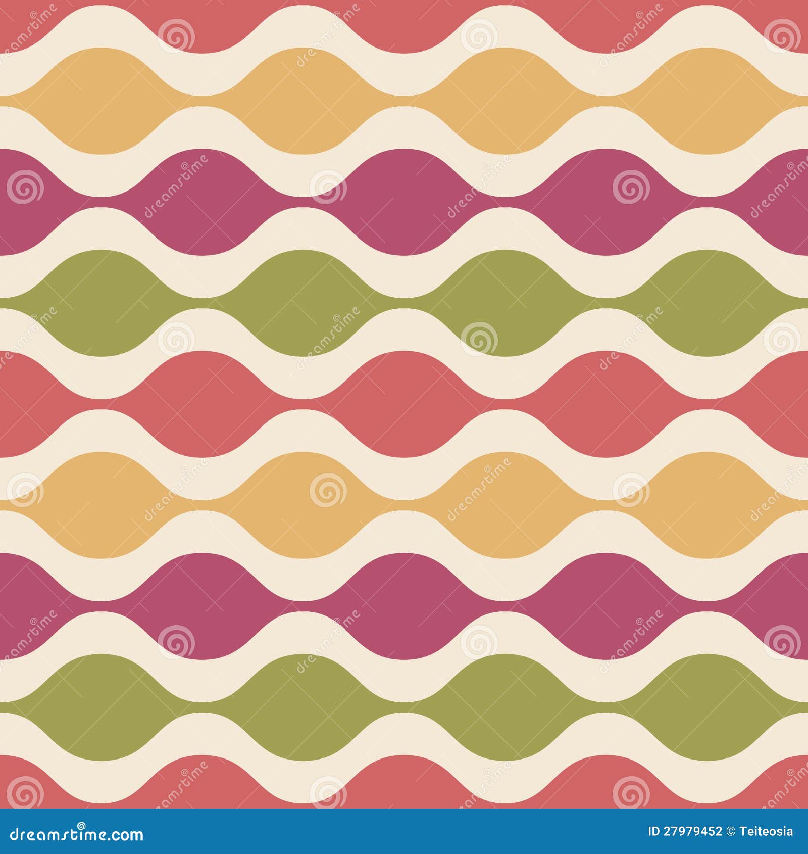 Colorful seamless stock vector. Illustration of retro - 27979452