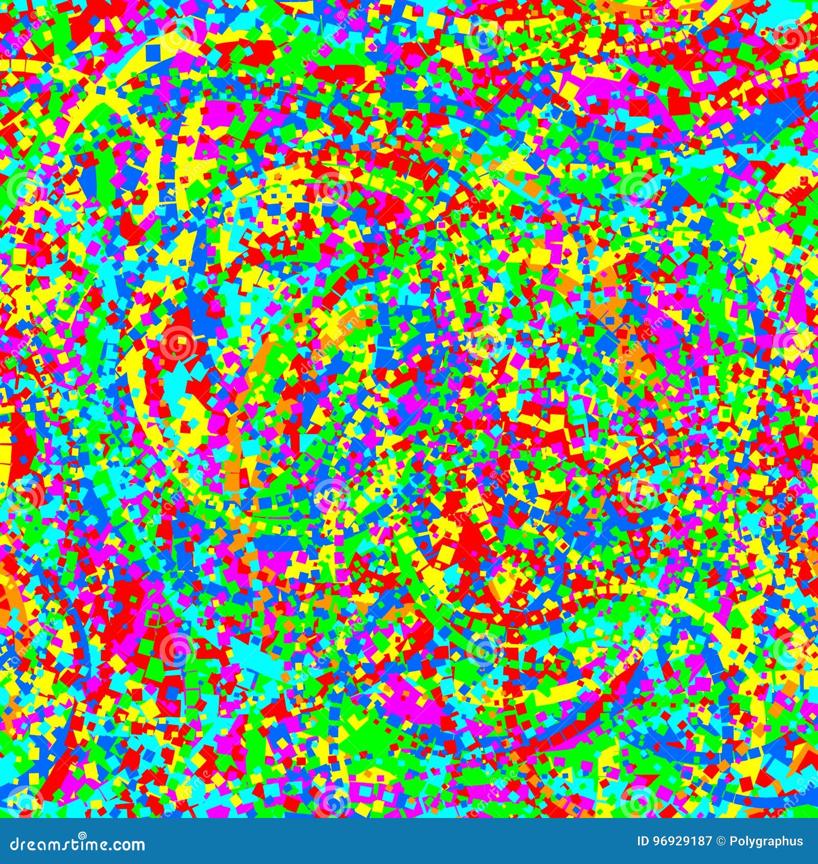Colorful Seamless Confetti Pattern Stock Vector - Illustration of ...