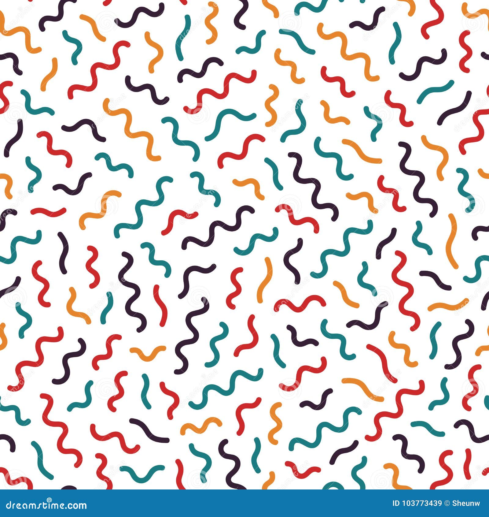 Colorful Seamless Memphis Pattern - Curves Mosaic Texture. Fashion ... Colorful Seamless Memphis Pattern - Curves Mosaic Texture. Fashion ...
