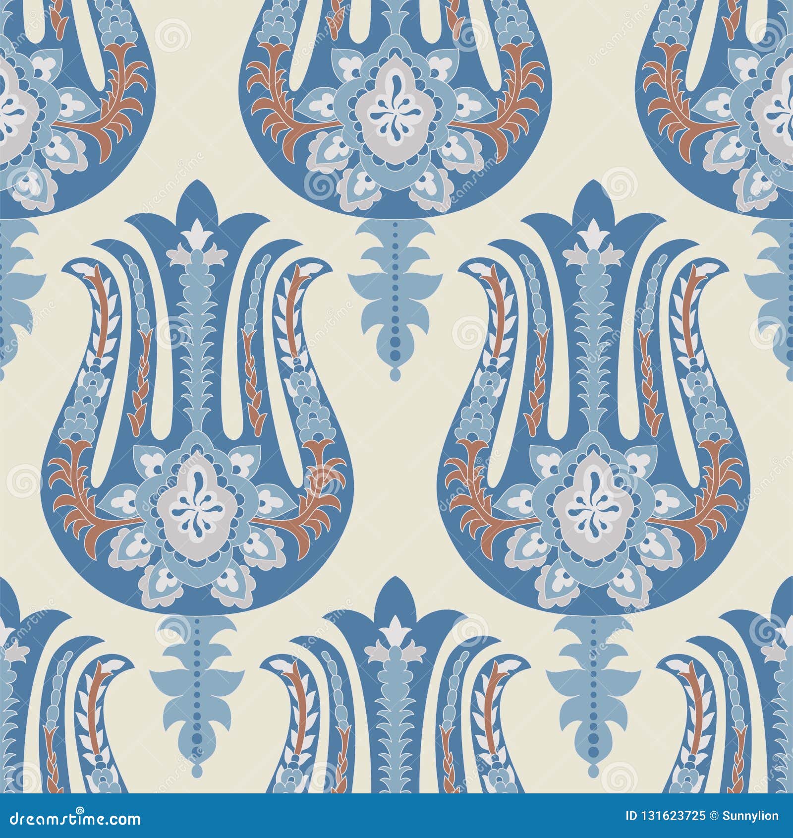Colorful Seamless Paisley Pattern. Decorative Indian Ornament Stock ... Colorful Seamless Paisley Pattern. Decorative Indian Ornament Stock ...
