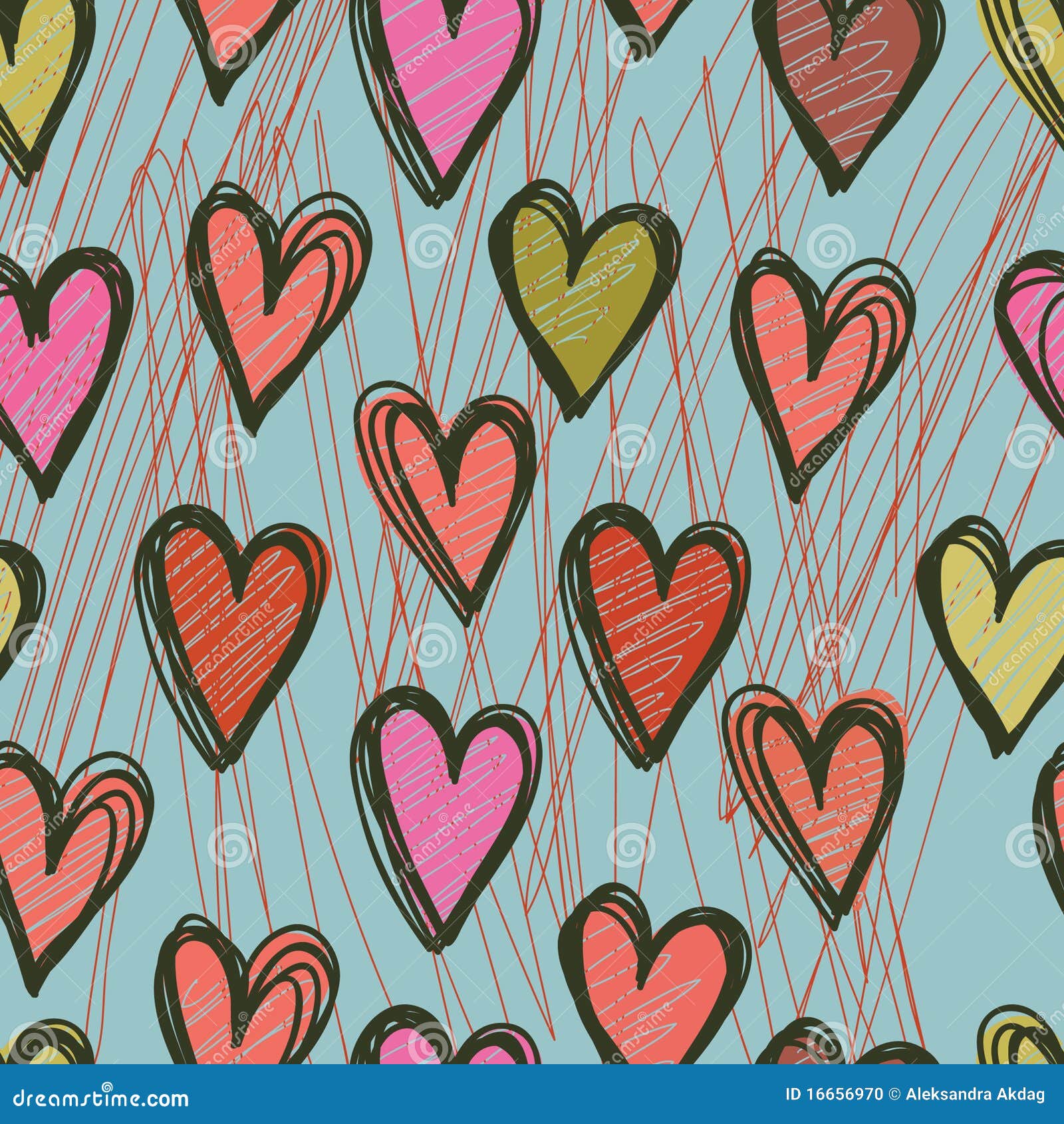 Colorful seamless pattern stock vector. Illustration of beautiful ...