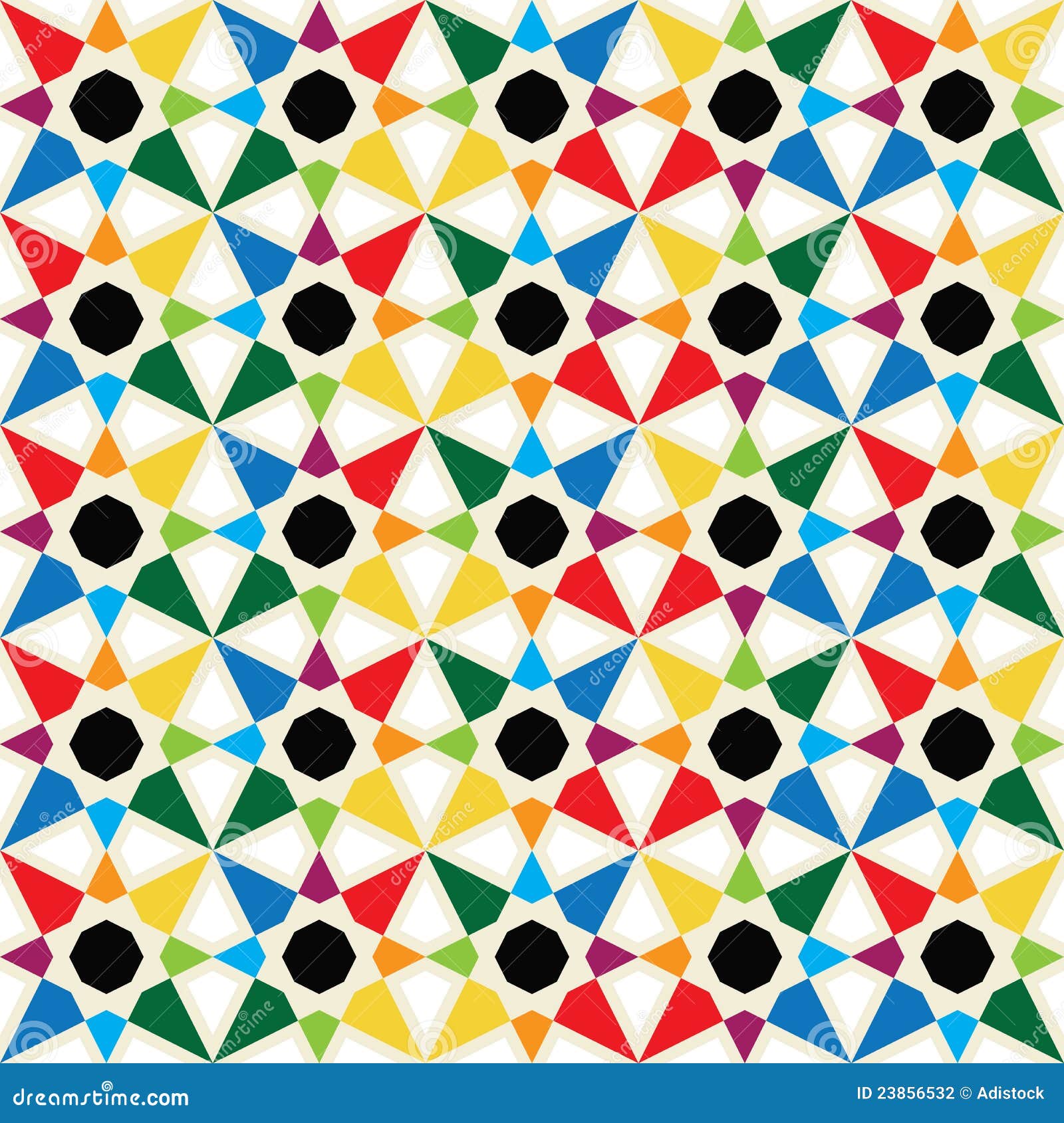 Colorful seamless pattern stock vector. Illustration of modern - 23856532