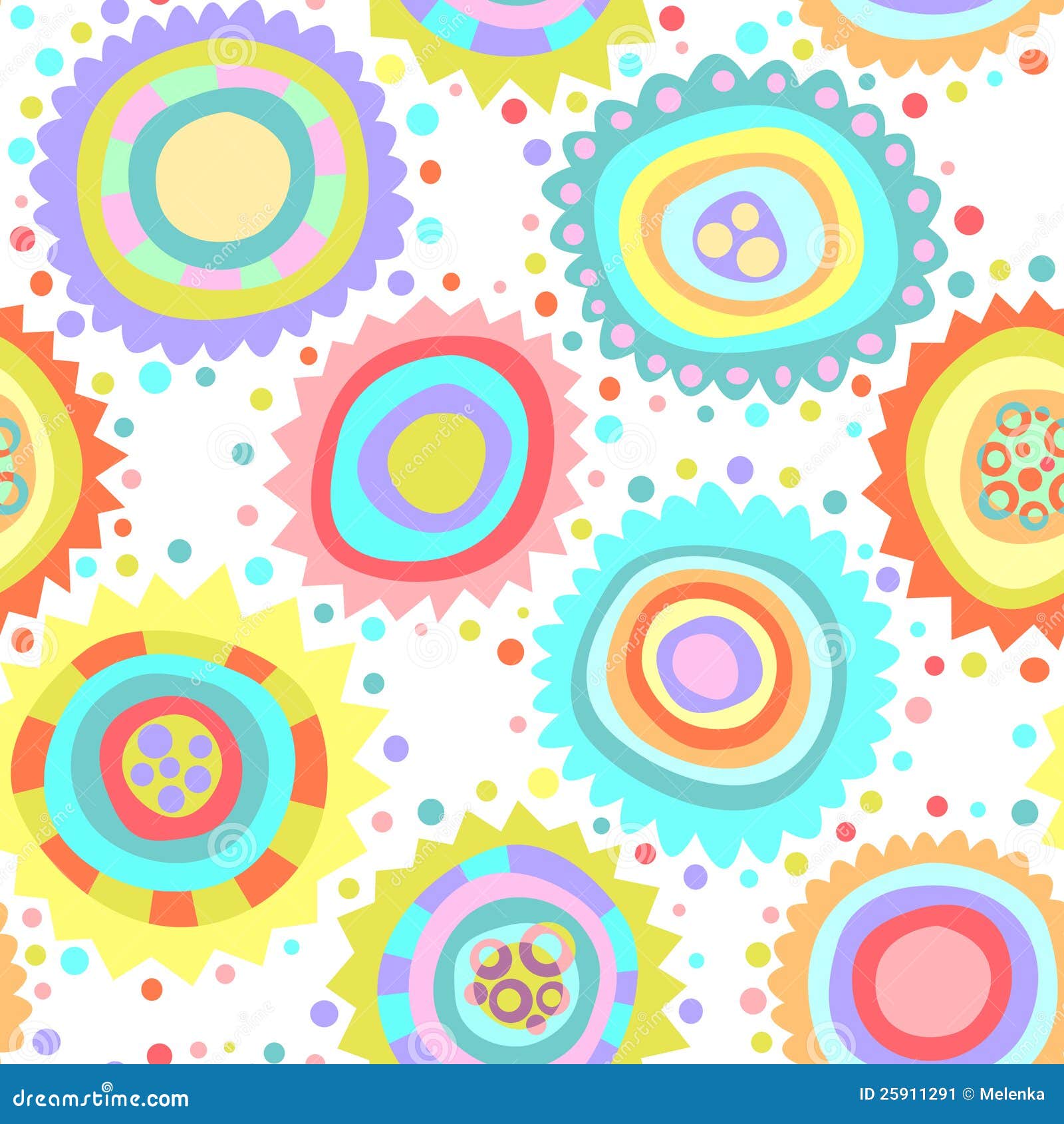 Colorful seamless pattern stock vector. Illustration of design - 25911291