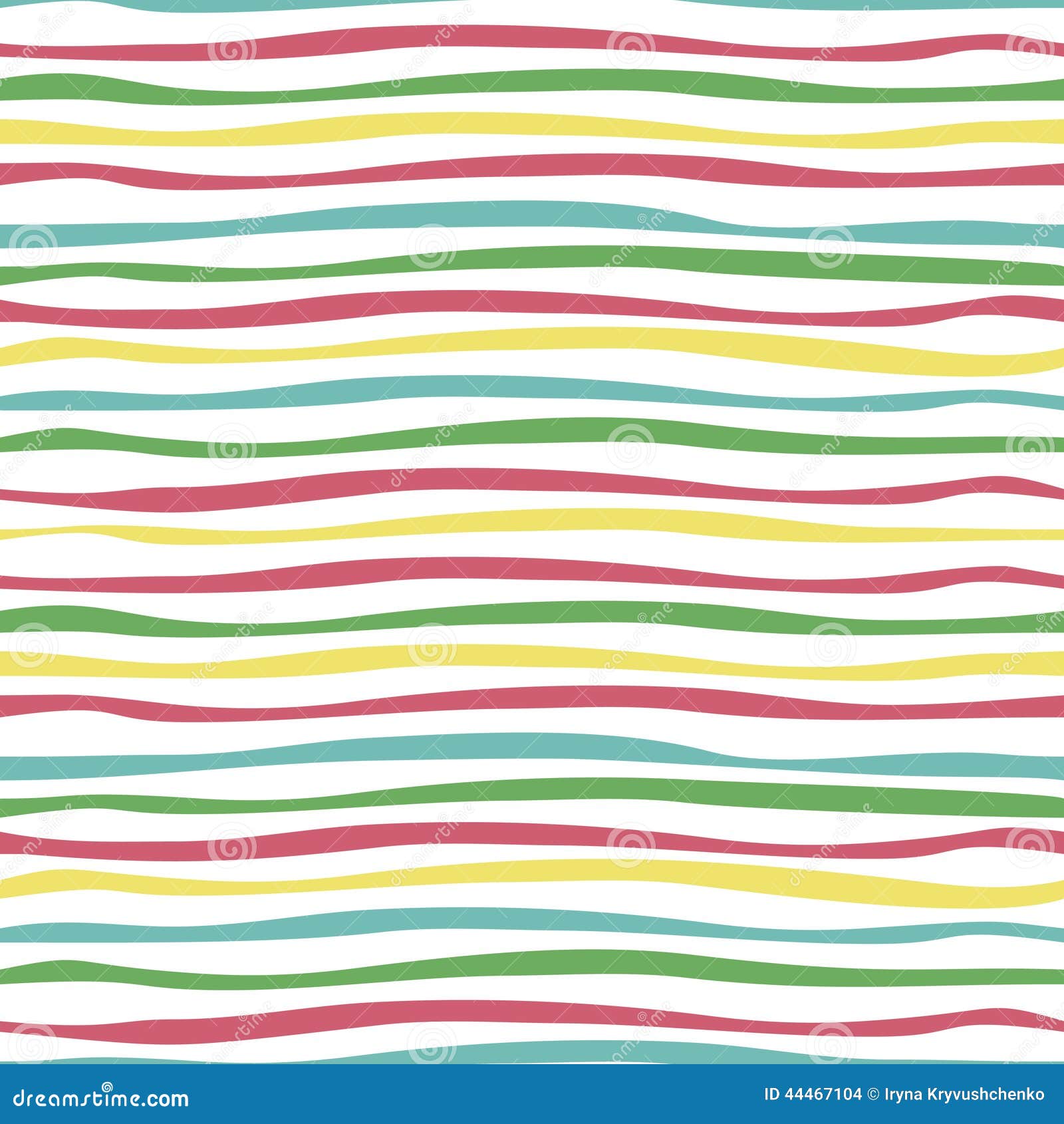 Colorful Seamless Pattern: Red, Blue, Green and Yellow Strips Stock ...
