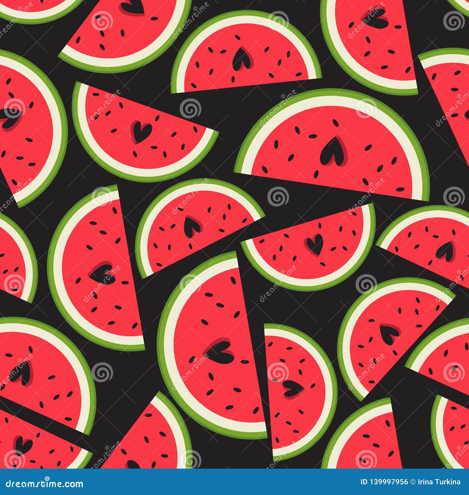 Colorful Seamless Pattern with Ripe Watermelons Stock Vector ... Colorful Seamless Pattern with Ripe Watermelons Stock Vector ...