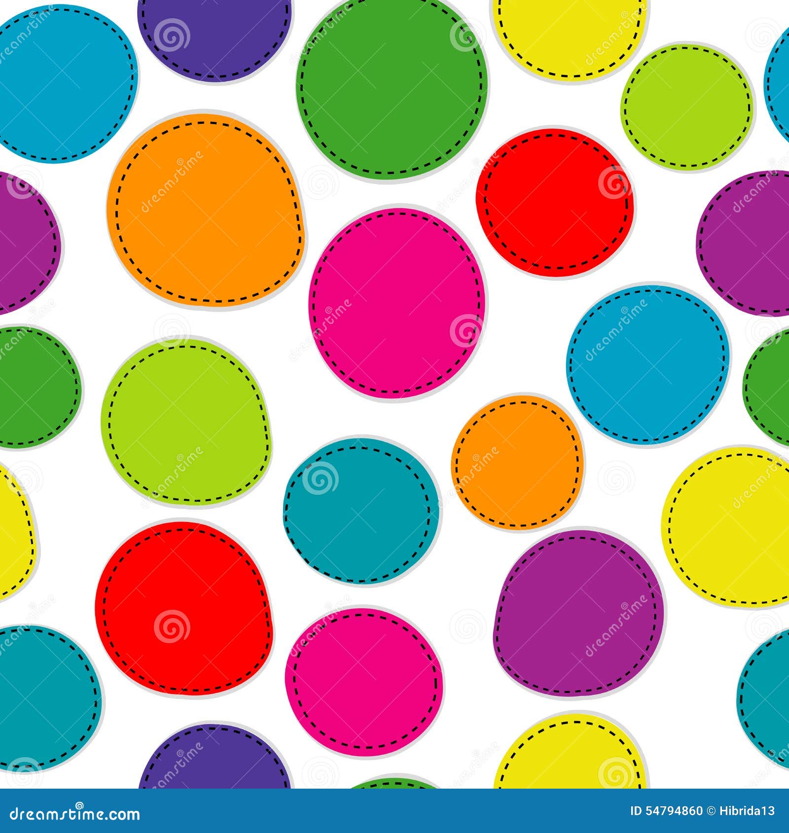 Round Shapes. Geometric Abstractions For Backgrounds And Logos Cartoon ...