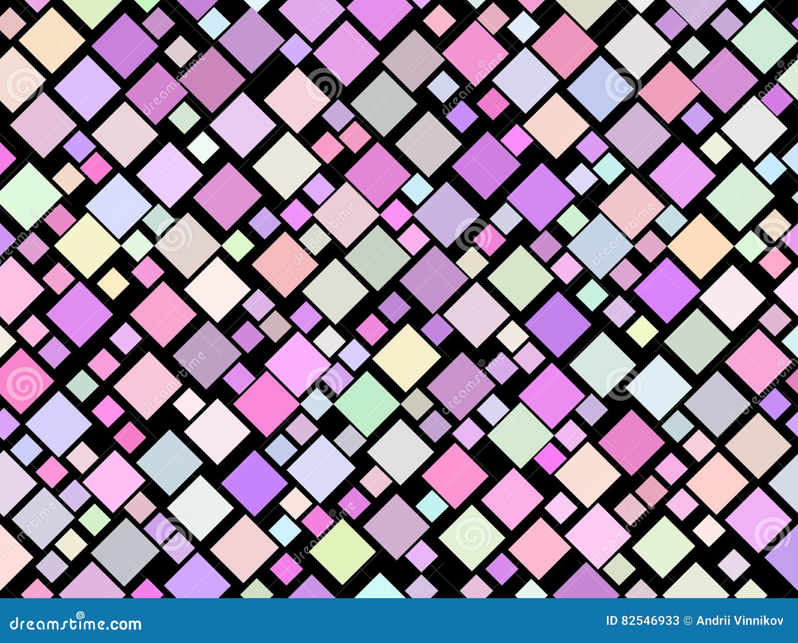 Colorful Seamless Pattern with Squares. Modern Pattern for Decoration ...