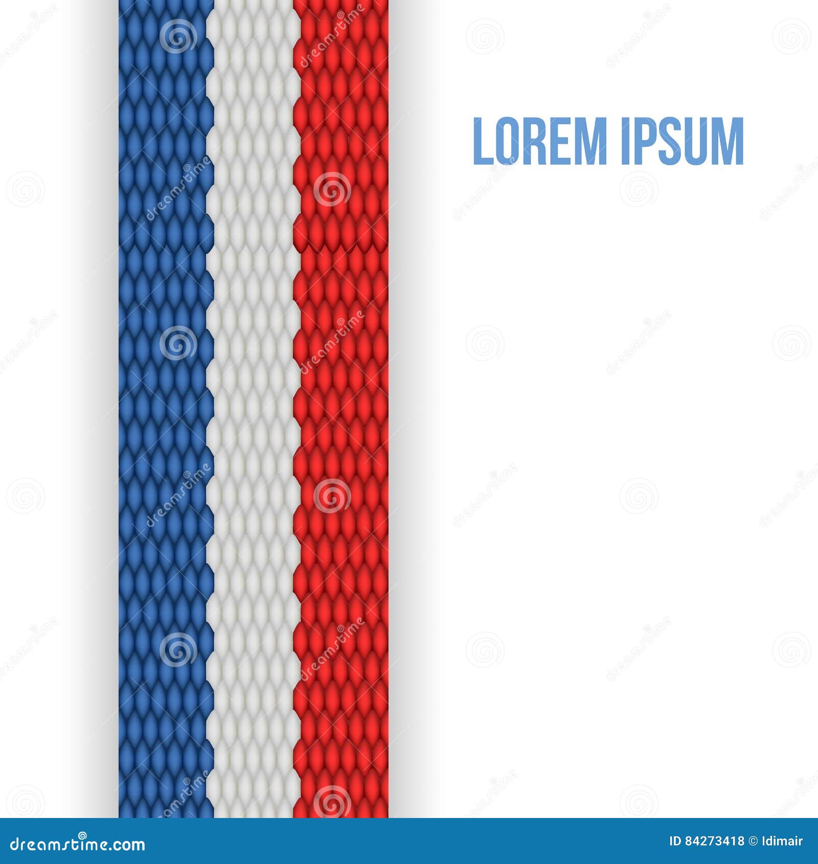 Colorful Seamless Ribbon Isolated on White Background Vector Stock ...