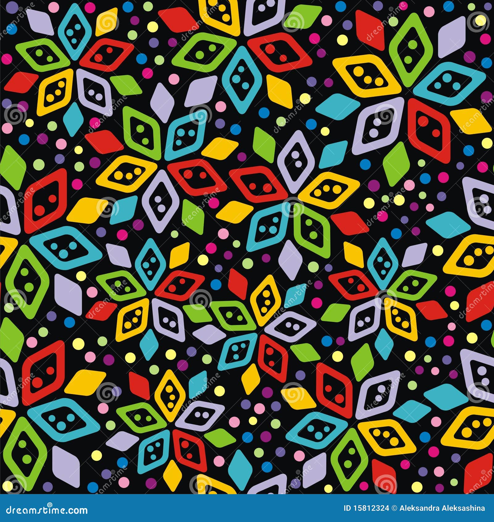 Colorful Seamless Texture Picture. Image: 15812324