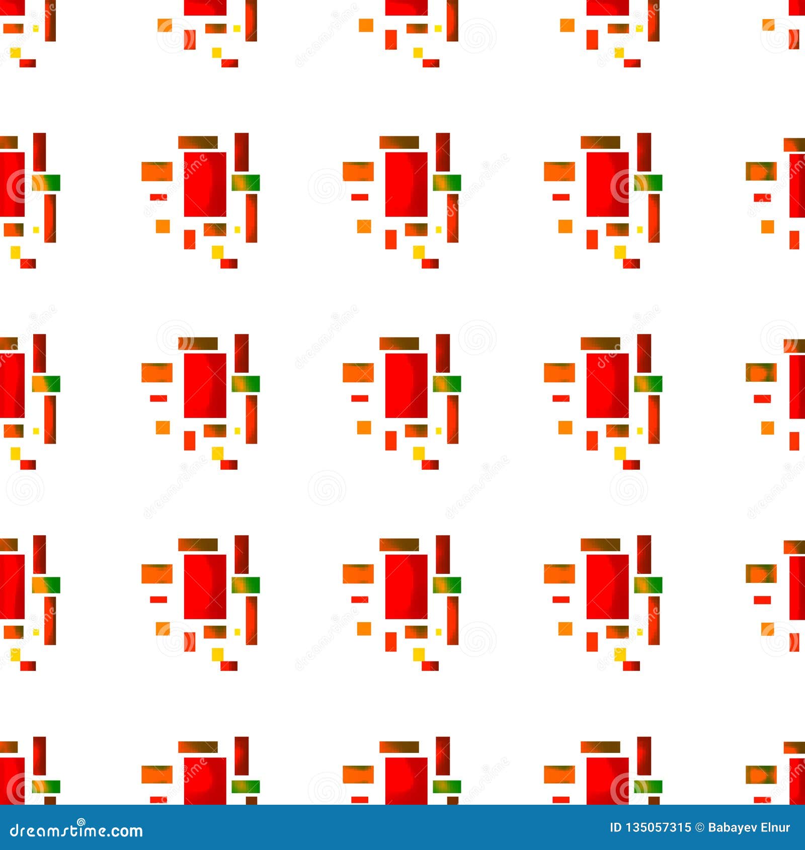 Colorful Seamless Vector Pattern of Trapezium - Vector Abstract Texture ...