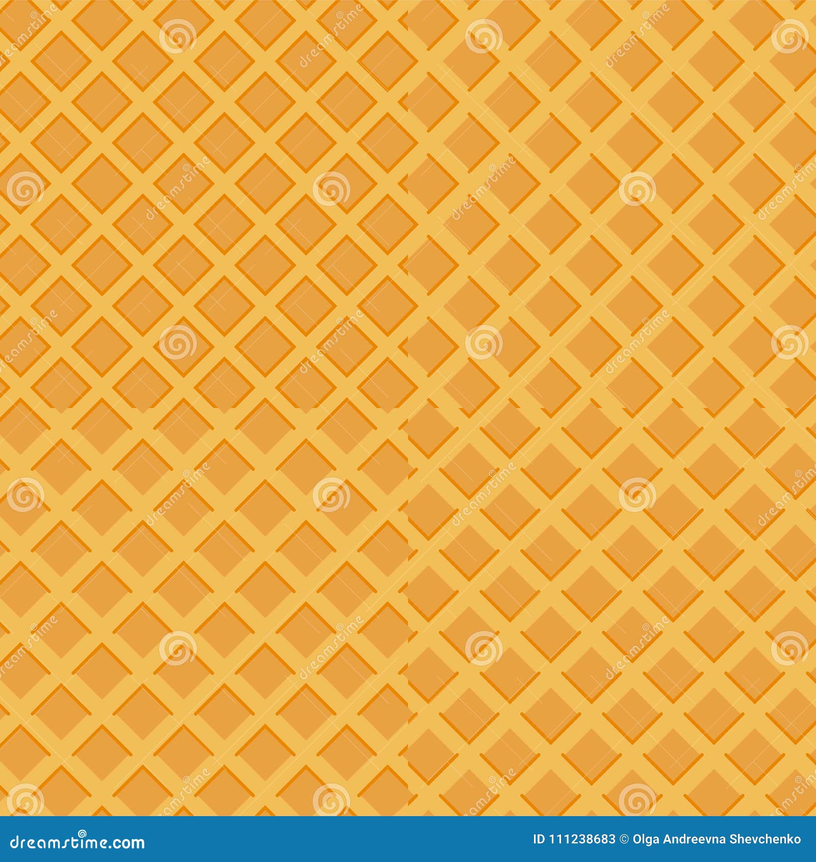 Colorful Seamless Wafer Waffle Texture Set Stock Illustration ...